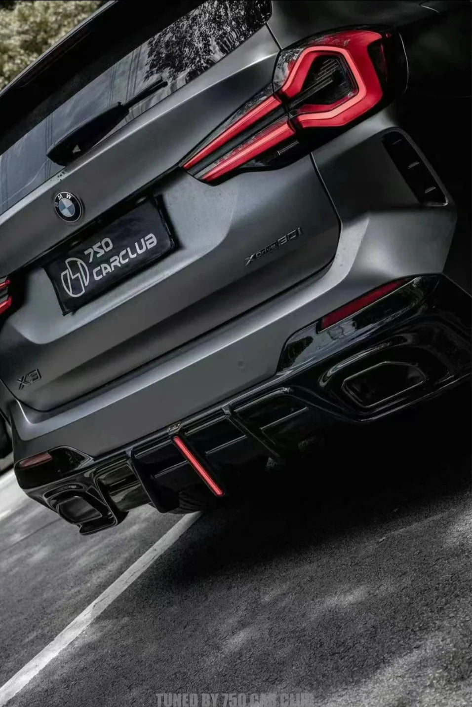 AERO DESIGN - BMW X3 G01 LCI ABS GLOSS BLACK REAR DIFFUSER – Aero Carbon UK