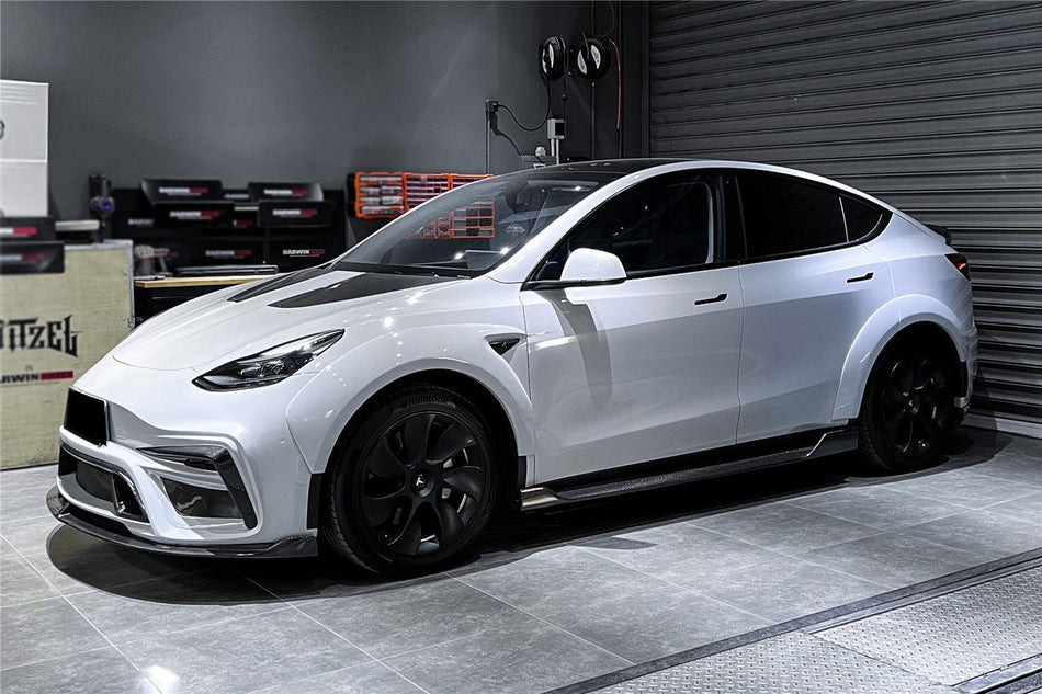 DARWINPRO - TESLA MODEL Y 2020+ IMPII CARBON FIBER WIDE BODY KIT – Aero ...