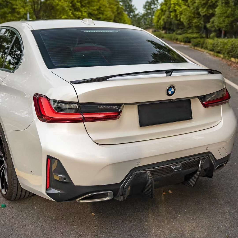 ACHEN CYBE - BMW 3 SERIES G20 LCI DRY CARBON FIBRE REAR DIFFUSER – Aero ...