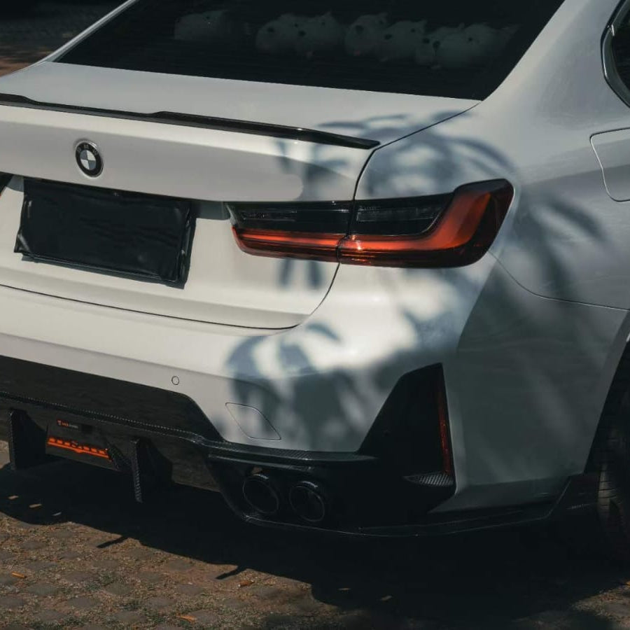 AERO CARBON - BMW 3 SERIES G20 LCI 2023+ DRY CARBON FIBRE REAR DIFFUSER ...