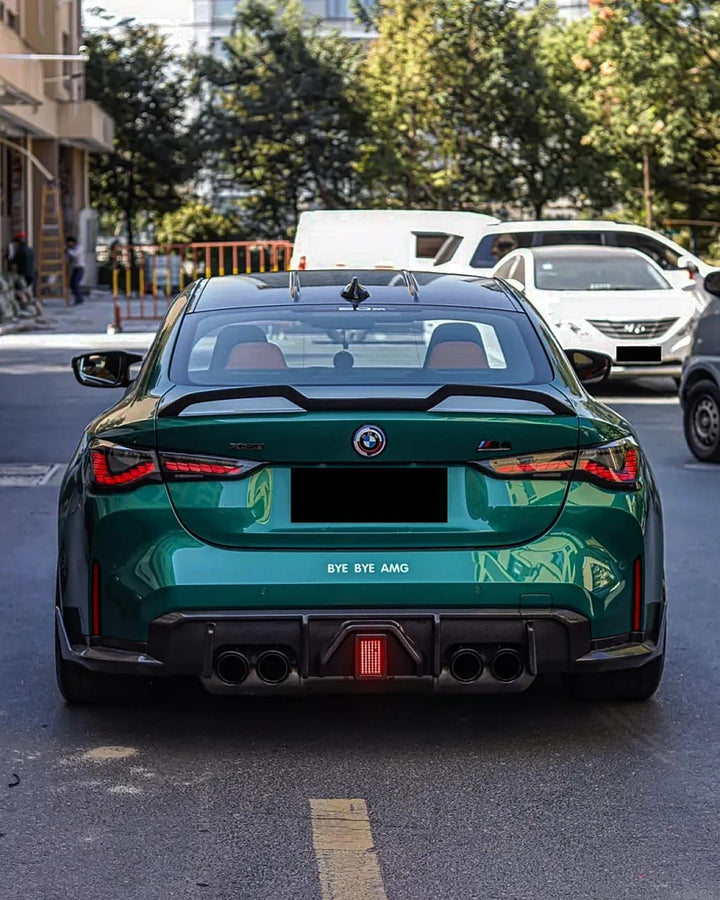 AERO CARBON - BMW M4 G82 / G22 4 SERIES OLED GTS TAIL LIGHTS (CLEAR ...