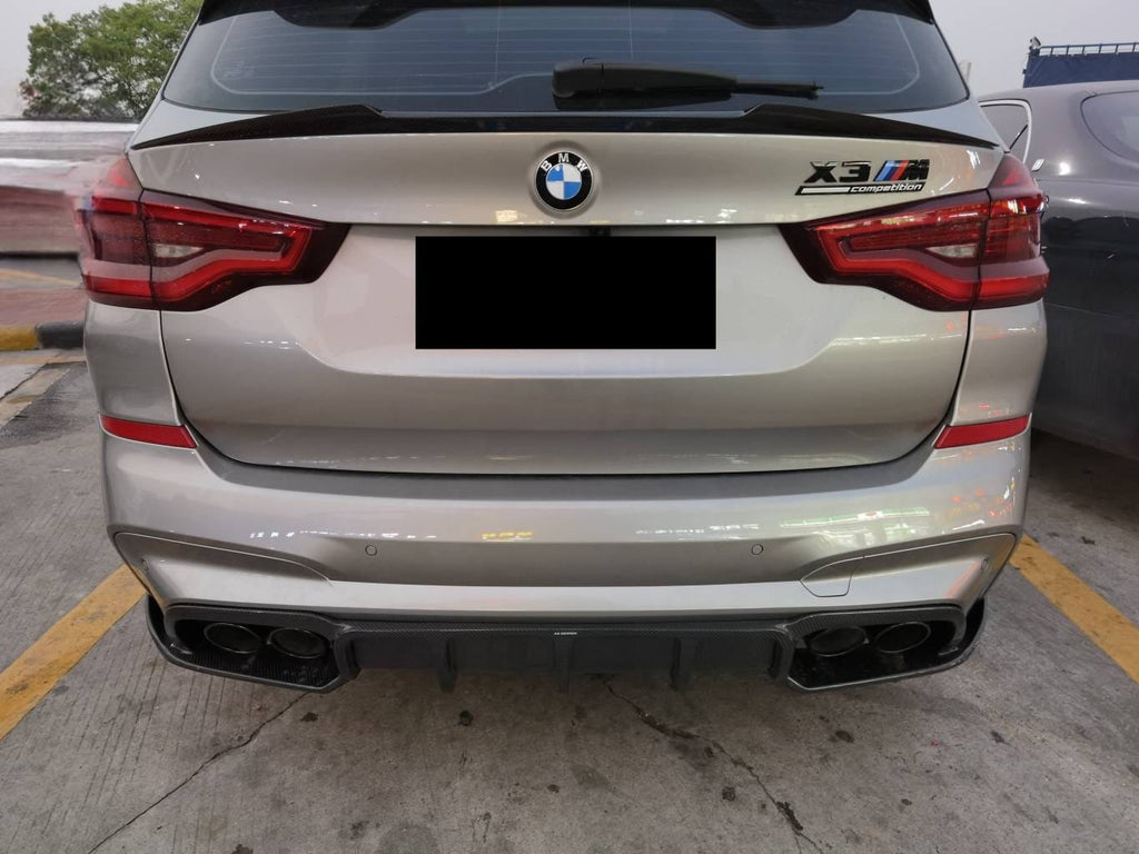 AERO CARBON - BMW X3 X3M X3MC F97 G01 CARBON FIBRE REAR TRUNK SPOILER ...