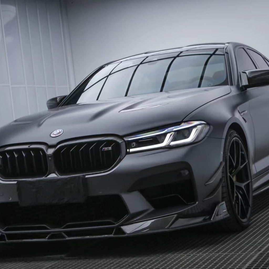 AE DESIGN - BMW F90 M5 LCI 2021+ CARBON FIBRE FRONT LIP – Aero Carbon UK