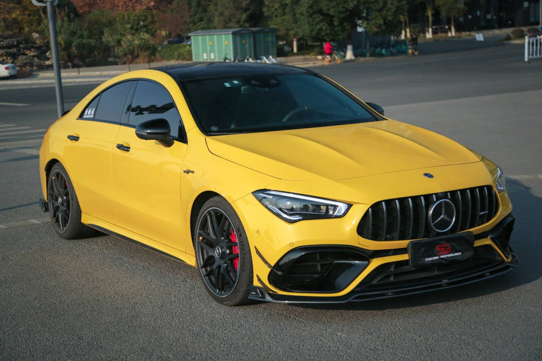 AE DESIGN - MERCEDES W118 CLA 45 / CLA 45S CARBON FRONT LIP – Aero ...