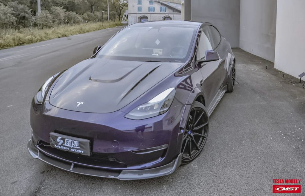 CMST - TESLA MODEL Y CARBON FIBRE BONNET HOOD – Aero Carbon UK