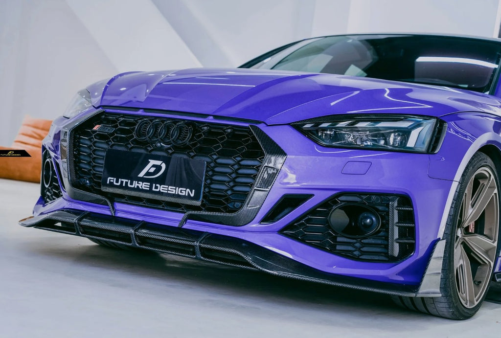 FUTURE DESIGN - AUDI RS5 B9.5 2020+ CARBON FIBRE FRONT LIP – Aero Carbon UK