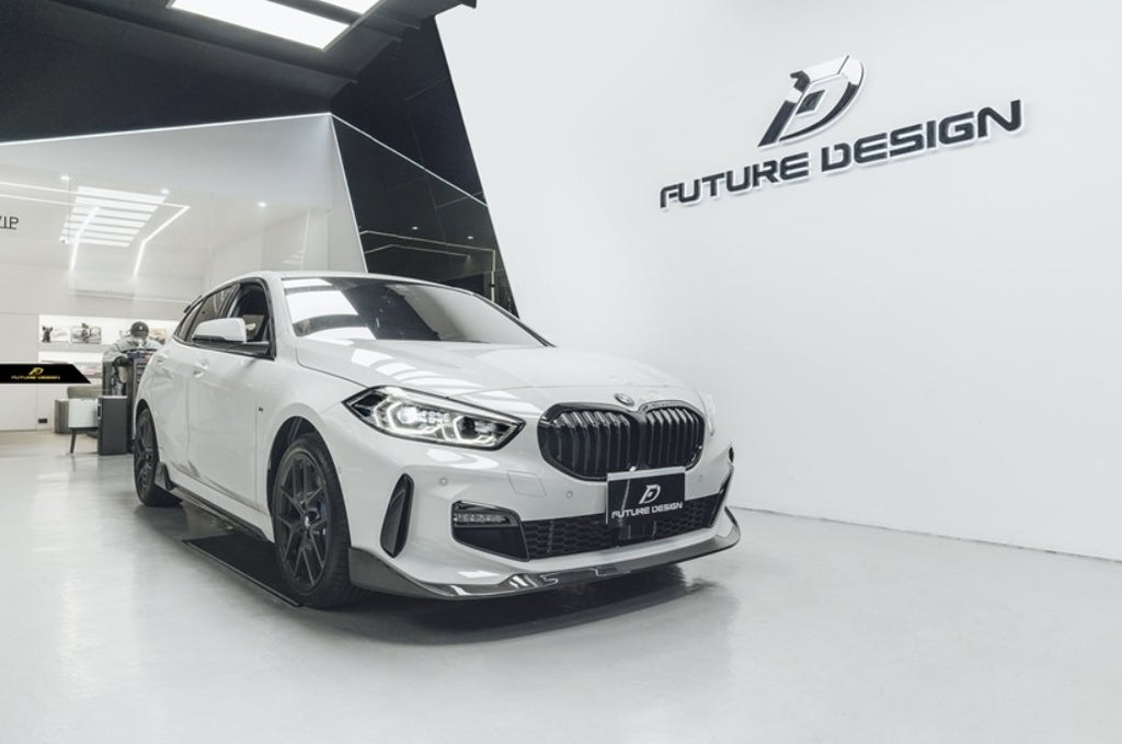 FUTURE DESIGN - BMW 1 SERIES F40 DRY CARBON FIBRE FRONT LIP – Aero ...