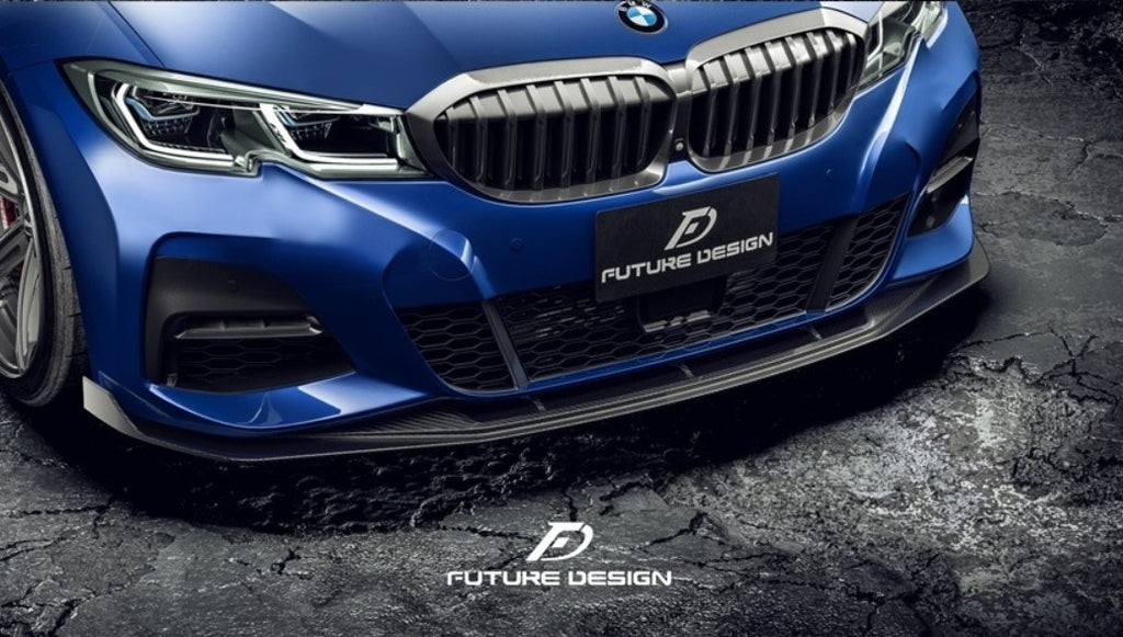 FUTURE DESIGN - BMW G20 3 SERIES CARBON FIBRE FRONT LIP GT STYLE – Aero ...
