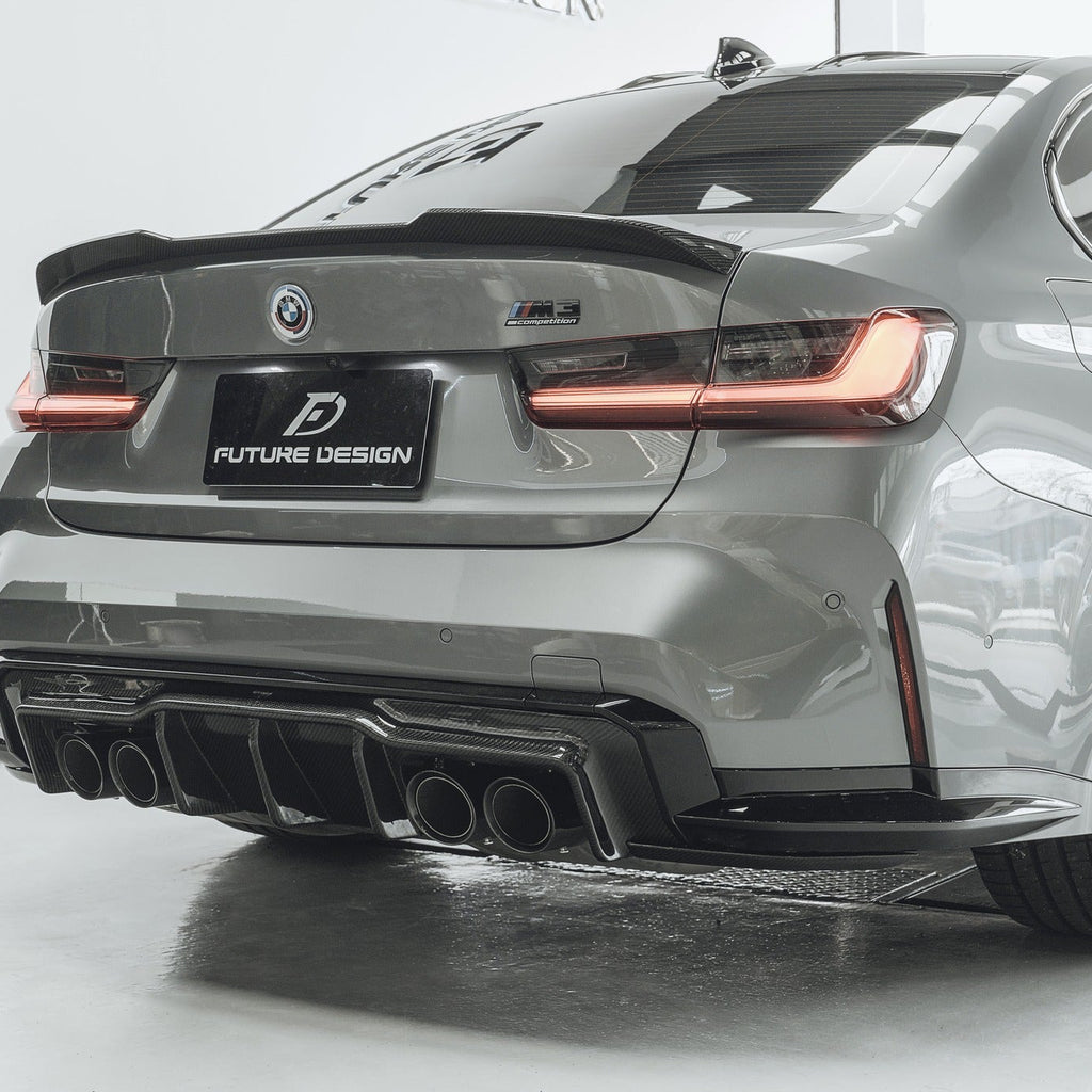 FUTURE DESIGN - BMW G20 3 SERIES & M3 G80 CARBON FIBRE REAR SPOILER ...