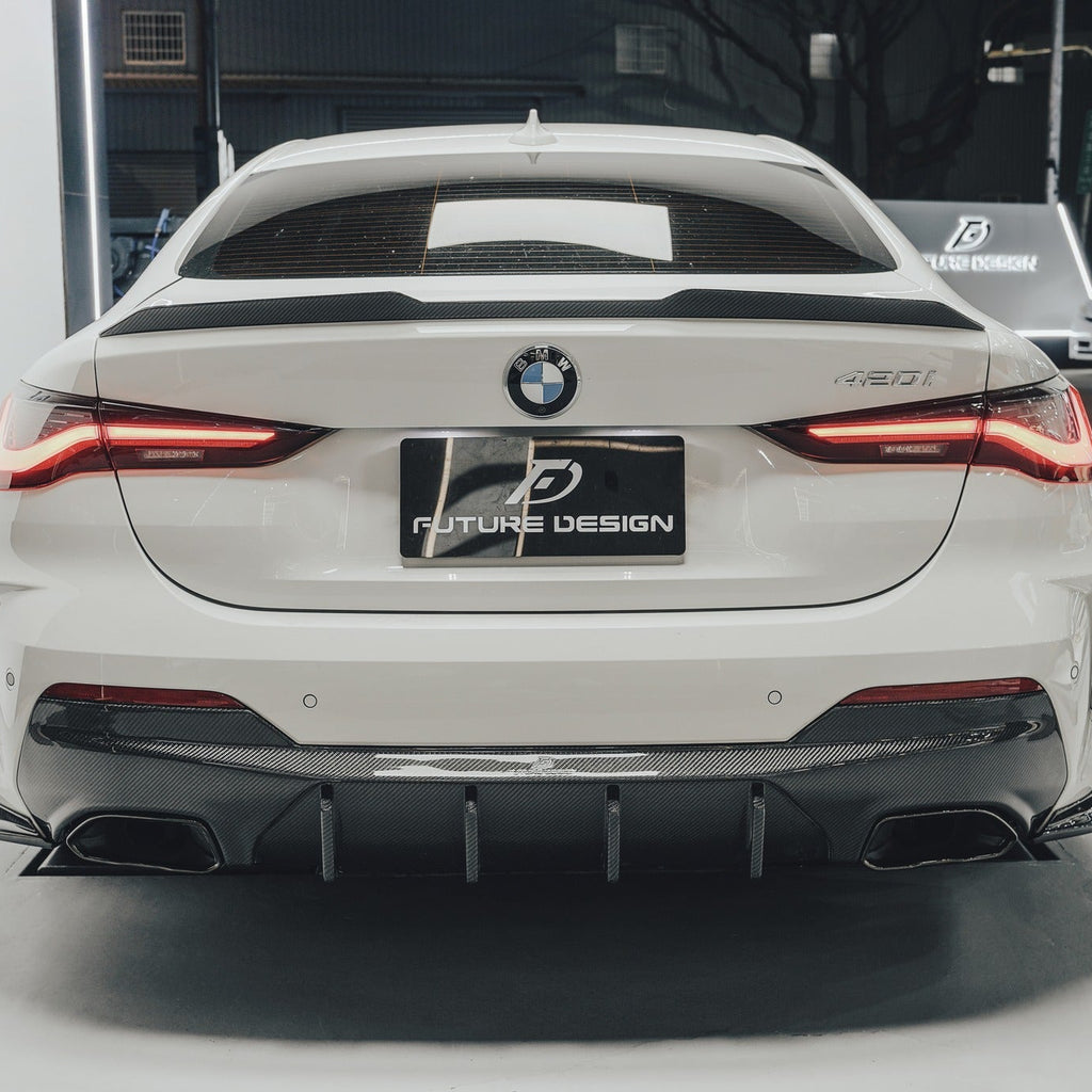 FUTURE DESIGN - BMW G22 4 SERIES CARBON FIBRE REAR DIFFUSER – Aero ...