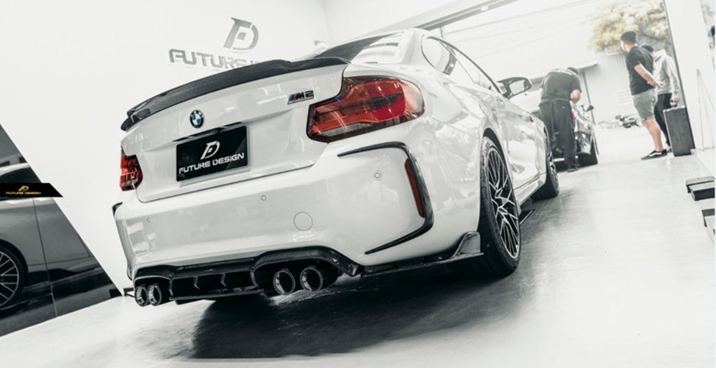FUTURE DESIGN - BMW M2C F87 DRY CARBON FIBRE REAR DIFFUSER – Aero Carbon UK