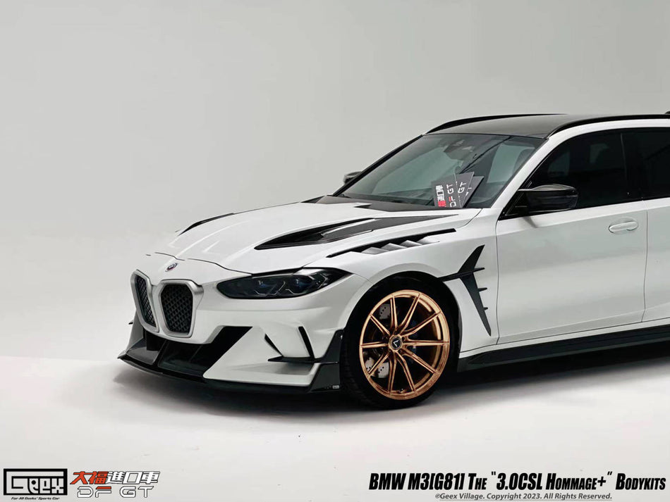 GEEX - BMW M3 G80 G81 / M4 G82 3.0 CSL HOMMAGE CONVERSION FRONT BUMPER ...