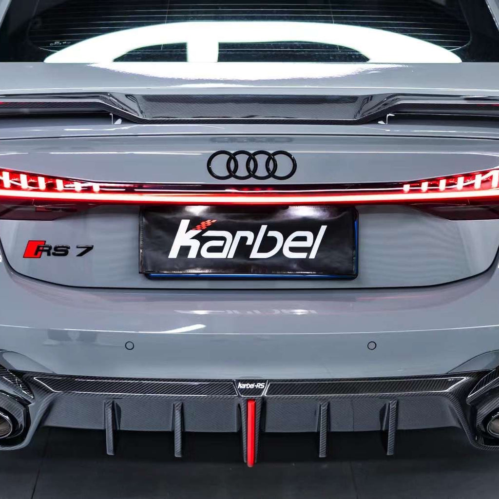 KARBEL - AUDI RS6 RS7 C8 DRY CARBON FIBRE REAR DIFFUSER – Aero Carbon UK