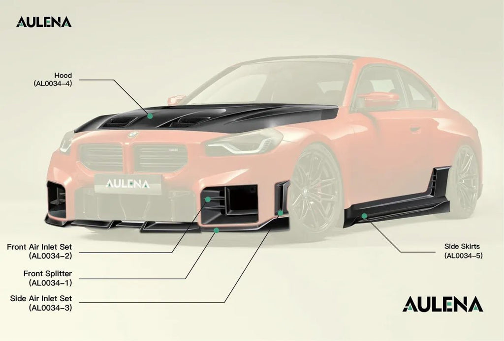 PAKTECHZ - BMW M2 G87 DRY CARBON FIBRE SIDE AIR INLET SET – Aero Carbon UK