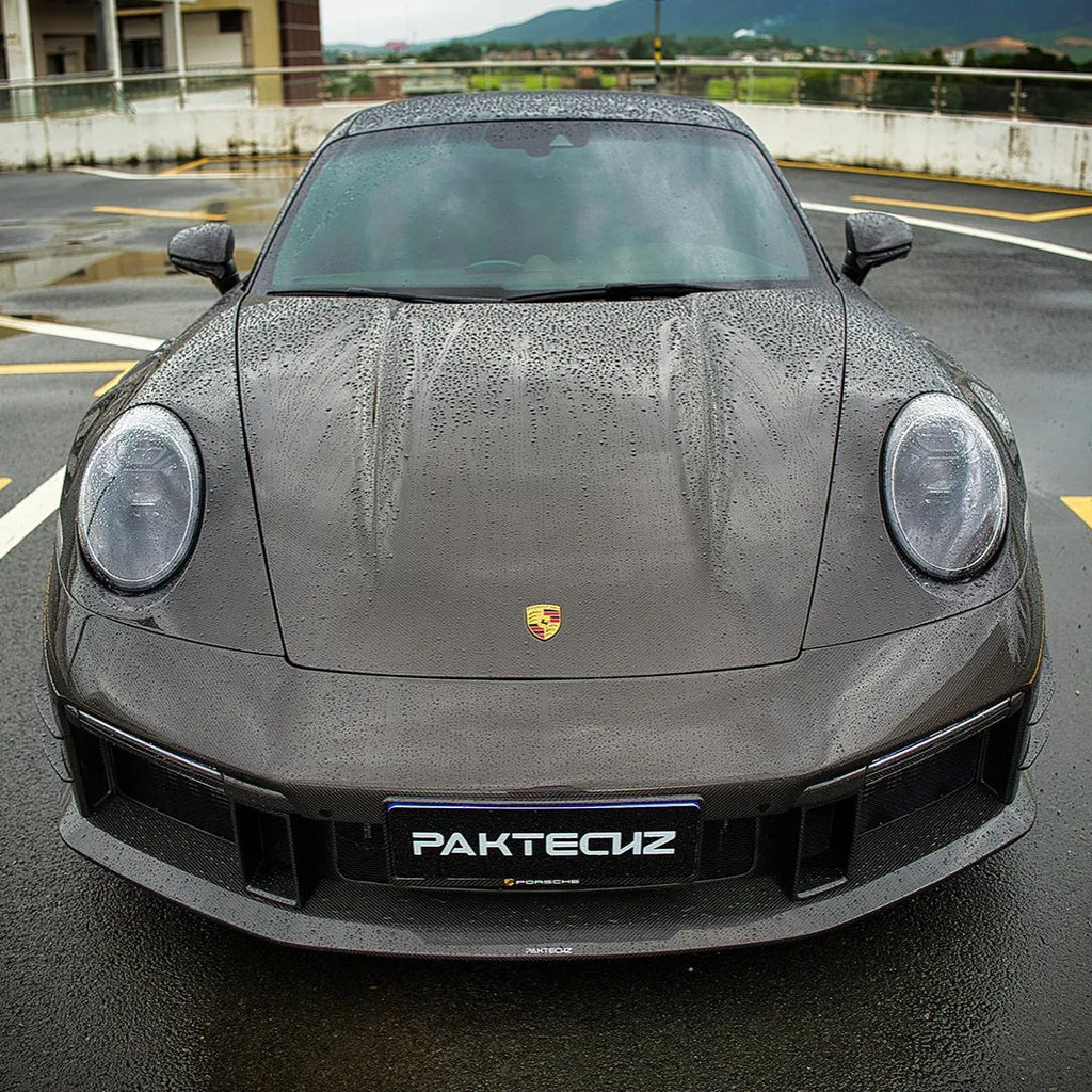 PAKTECKZ - PORSCHE 992 TURBO S DRY CARBON FIBRE FRONT BUMPER – Aero ...